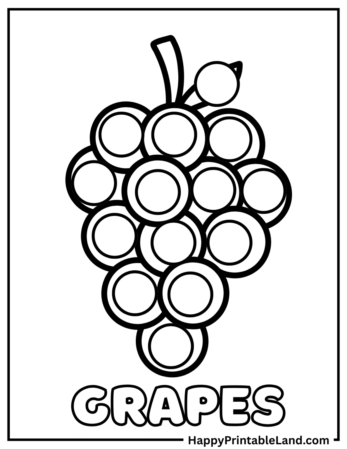 Fruit Dot Marker – HappyPrintableLand